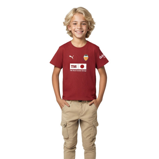 T-Shirt Puma Enfant Valencia CF Entraînement 2024-2025 Team Regal Red ...