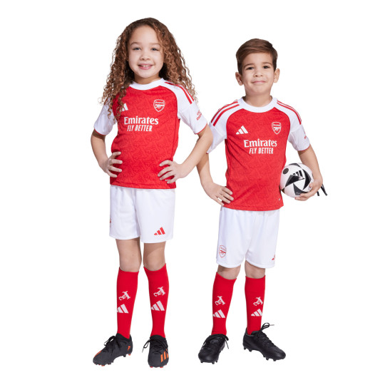 Tenue adidas Bébé Domicile Arsenal FC 2025-2026 Better Scarlet-White ...