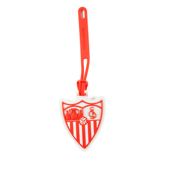 Sevilla FC Etiquette de bagage forme d'écusson Sevilla FC Rouge ...