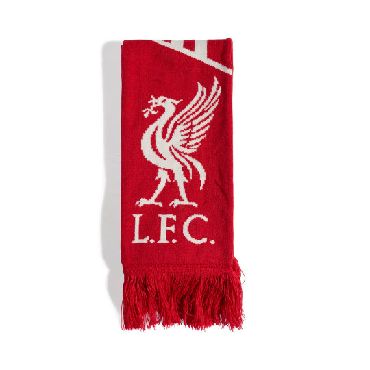 Écharpe adidas Liverpool FC 2025-2026 Strawberry Red-White - Fútbol Emotion