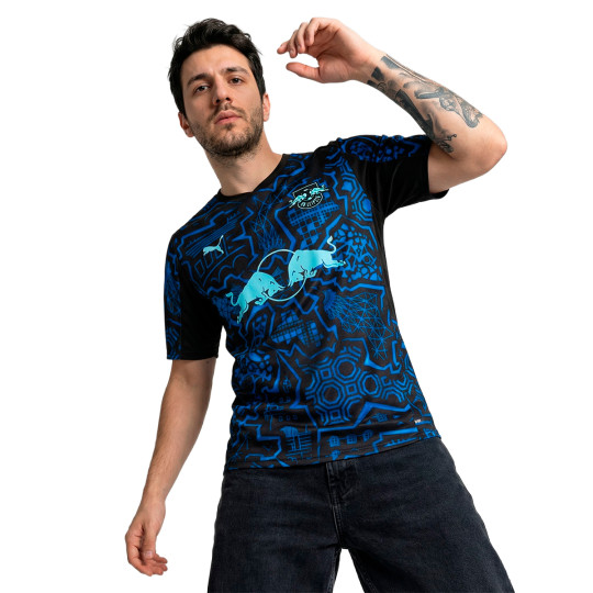 T-Shirt Puma Red Bull Leipzig Édition Spéciale Blue-Black - Fútbol Emotion