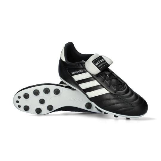 Chaussure de football adidas Kaiser Liga 2 Core Black-Core White-Core ...