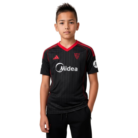 T-Shirt adidas Enfants Sevilla Fc 2025-2026 Troisième kit Noir - Fútbol ...